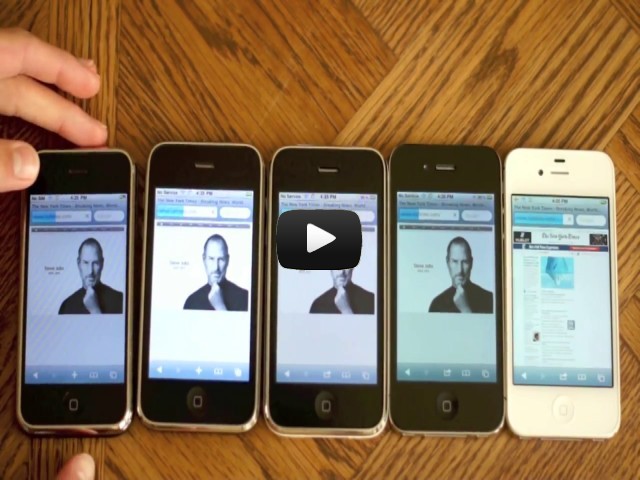 All iPhone Speed & Camera Test - 2G vs 3G vs 3GS vs 4 vs 4S - Wgrane.pl